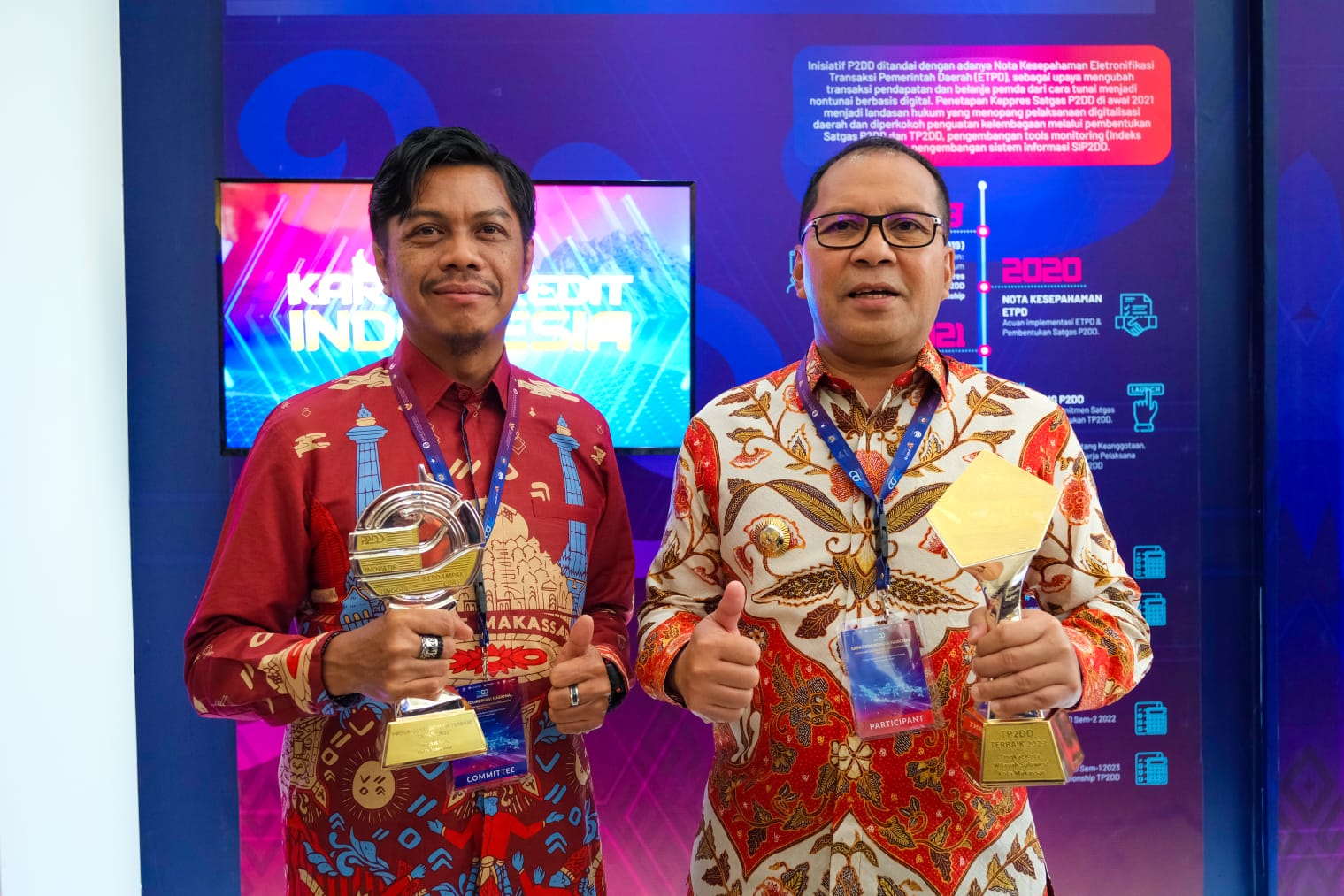 Makassar Terima Penghargaan TP2DD 2023 Kota Terbaik dan Program ...